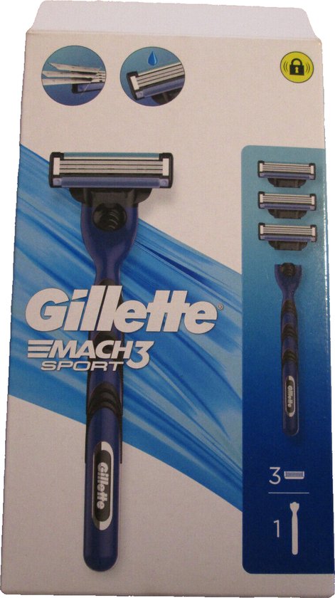 Gillette Mach3 Sport scheermesset inclusief 3 scheermesjes | bol