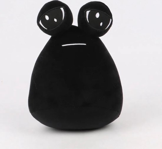 Alien Pou Knuffel - 23 cm - Kawaii Knuffel - Zielig Knuffel - Zwart ...