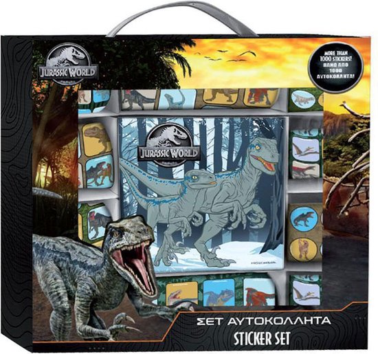 Stickerset Jurassic World, 1000dlg. | bol