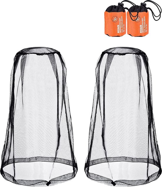 2-pack Head Net Face Mesh Head Cover voor buitenliefhebbers Bescherm ...