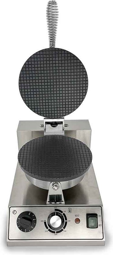 HCB® - Professioneel rond horeca Wafelijzer met timer - 230V ...
