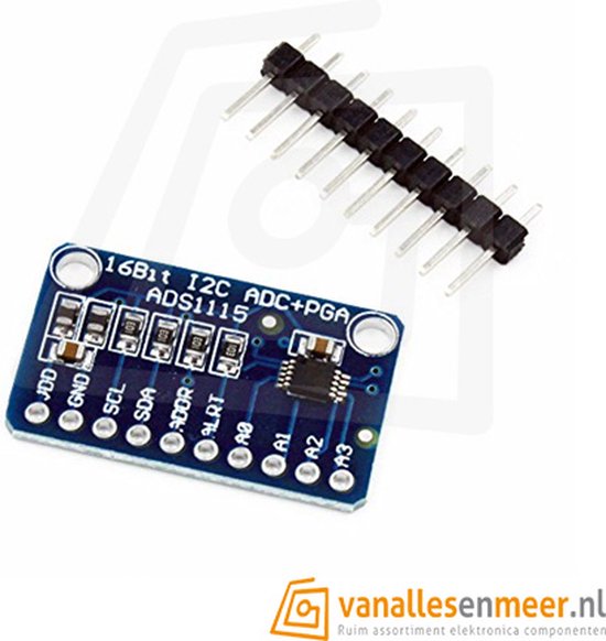Ads1115 16 Bit Adc I2c Module 4 Kanaals Geschikt Voor Arduino Bol 