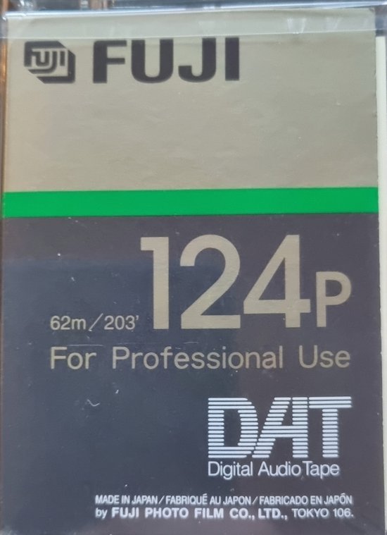 DAT Fuji R-124p digital Audio Tape | bol