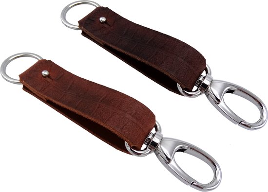 NOOBLU KEY SLING Deluxe sleutelhanger - Croco Black | bol