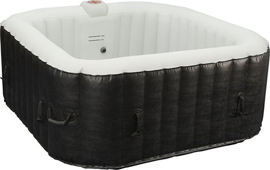 Opblaasbaar Bubbelbad/ Jacuzzi - voor 2-4 Personen - 1200W - 145x65cm | bol