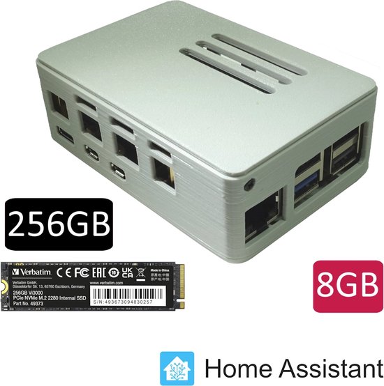 Raspberry Pi 5 8GB met NVMe SSD en Home Assistant | bol
