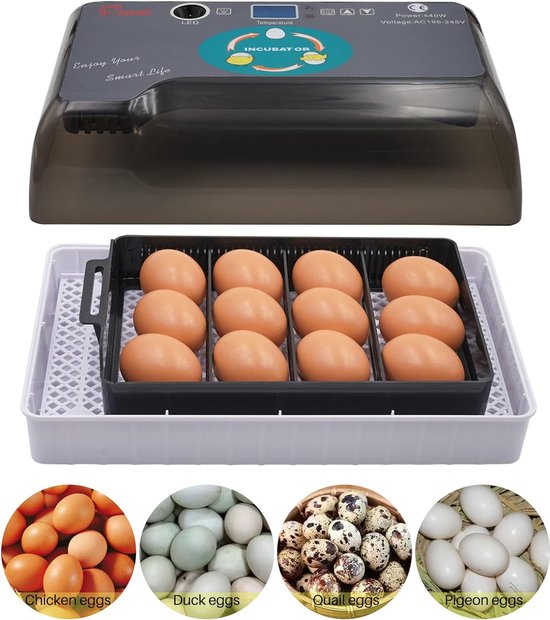 Broedmachine automatisch - Broedmachine voor eieren - Incubator - Automatisch -... | bol