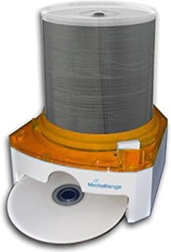 CD Dispenser MediaRange voor 100 CD/DVDs oranje | bol