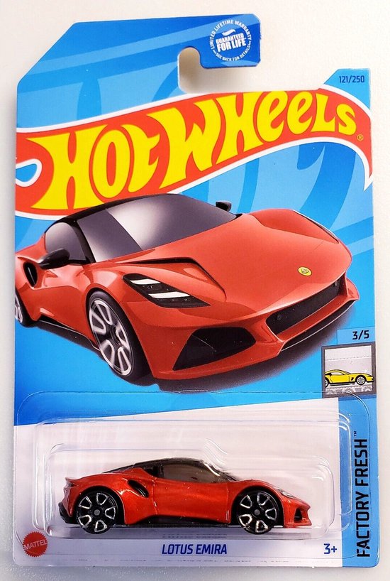 HOT WHEELS LOTUS EMIRA RED 121/250 1:64 HW FACTORY FRESH 3/5 | bol