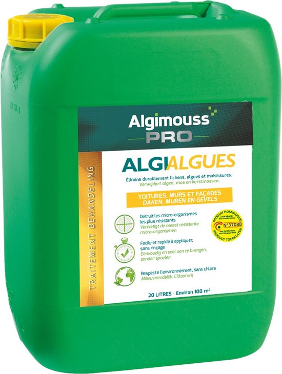 Algialgues - Krachtige oplossing - Effectief tegen algen - 20 liter | bol