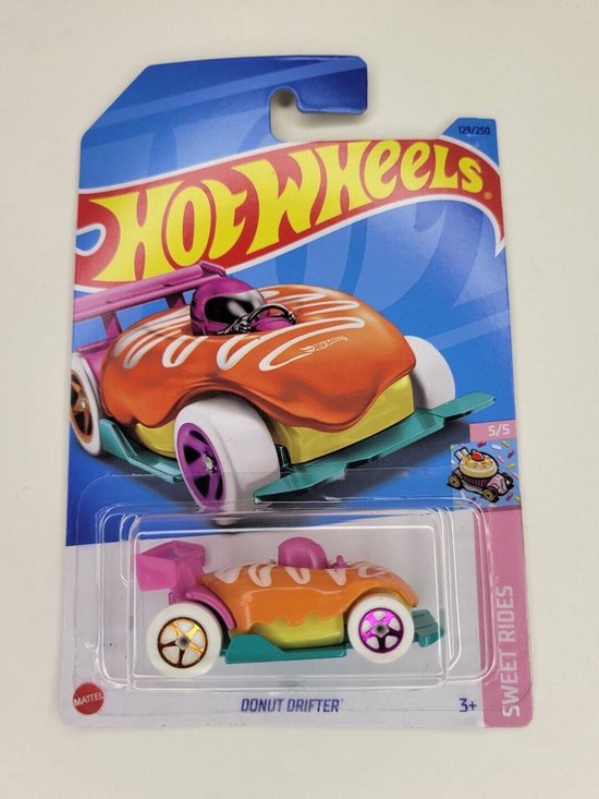 HOT WHEELS DONUT DRIFTER 129/250 1:64 HW SWEET RIDES 5/5 | bol
