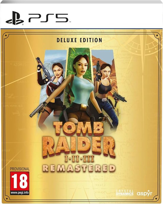 Mindscape Tomb Raider I-III Remastered Starring Lara Croft - PS5 ...