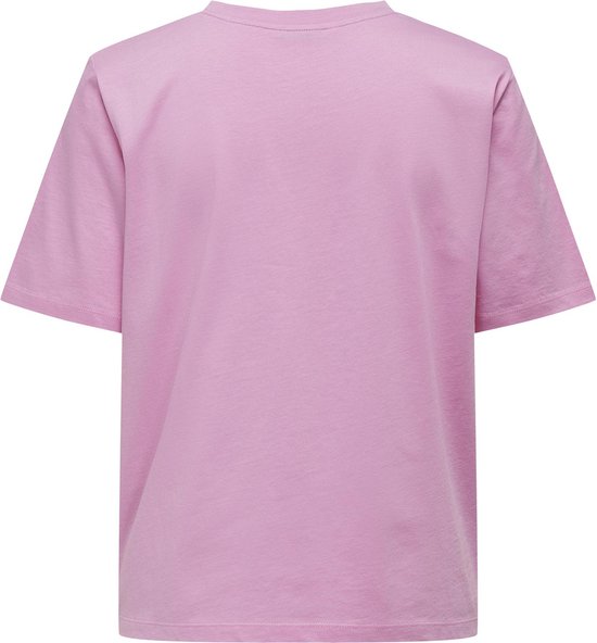 Only T-shirt Onlonly S/s Tee Jrs Noos 15270390 Begonia Pink Dames Maat ...