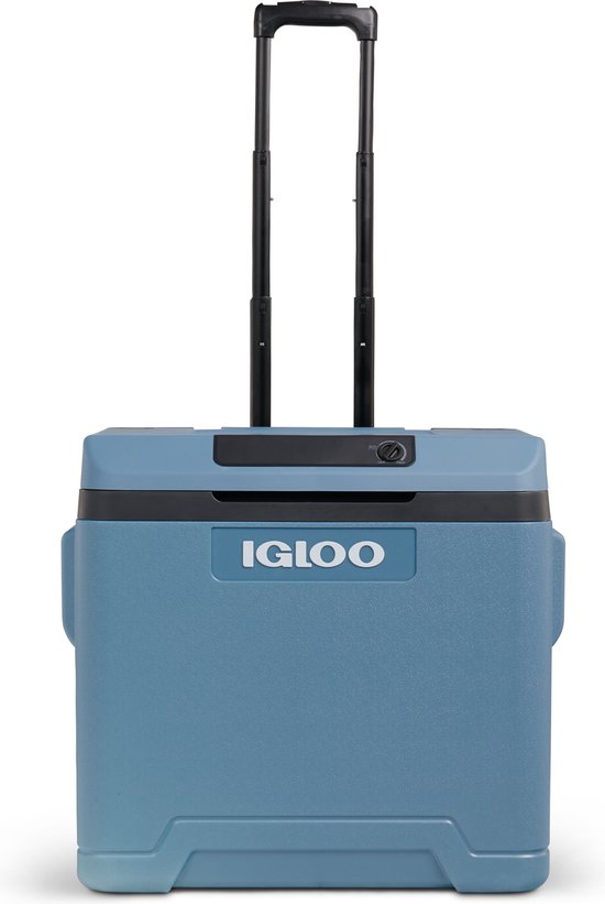 Igloo IE42 Thermo elektrische koelbox - 12/230v AC/DC - 42 liter - Blauw - met wielen | bol