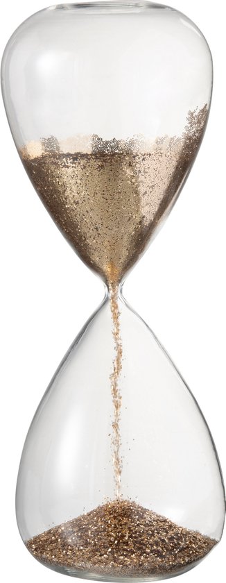 J-Line Zandloper Parels Glas Goud Extra Large | bol