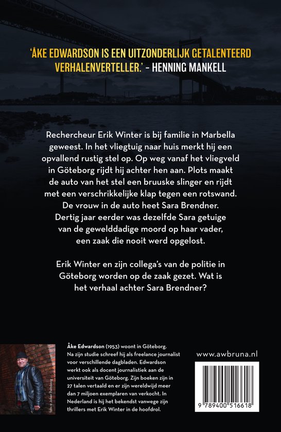 Erik Winter 13 - De dertiende zaak, Ake Edwardson | 9789400516618 ...