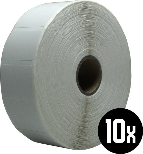 DULA Compatible Zebra Labels 31x22mm - 2780 etiketten per rol - kern ...