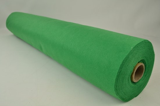 15 meter vilt - 1mm dik vilt - Groen - 90cm breed | bol