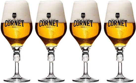 Cornet Bierglas - 4-pack - 33cl - Hoog Design - Vaatwasmachinebestendig ...