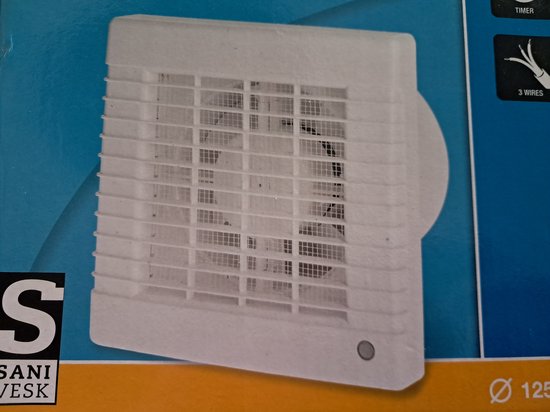 Original inbouwventilator - 125mm | bol