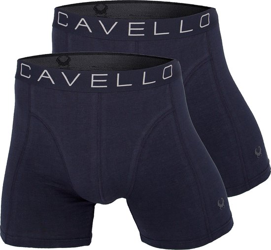 CAVELLO BOXERSHORT - 2 pack - Kleur: Navy - Maat: M | bol