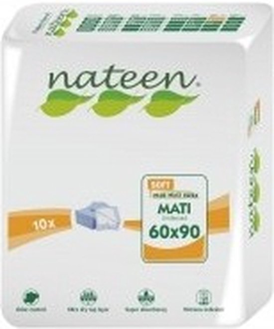 Nateen Mati Soft 60 x 90 cm - 8 pakken van 10 stuks | bol