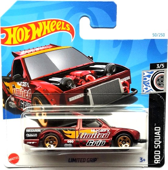 HOT WHEELS LIMITED GRIP 50/250 1:64 RED | bol