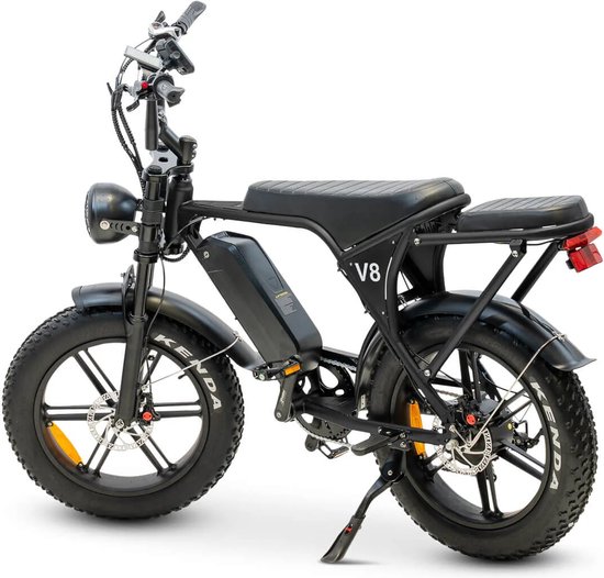 Fatbike V8 3.0 - Garantie - Alarmsysteem - E bike - in doos - E-Fatbike - Elektrische... | bol