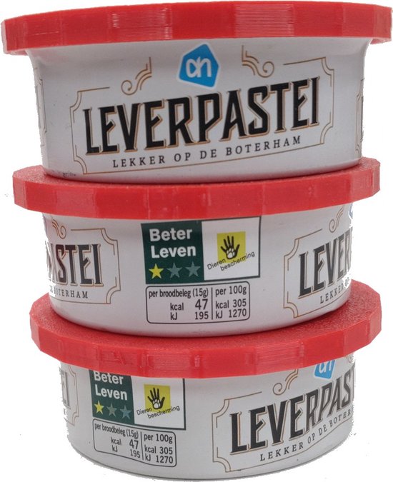 Deedee Unox leverpastei deksel - Rood - 5 stuks - Voedselvriendelijk ...