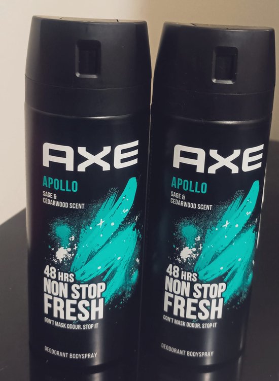 Axe Apollo ,Sage & Cedarwood Scent - 48 Hours Non Stop Fresh - Deodorant Body Spray (2... | bol.com
