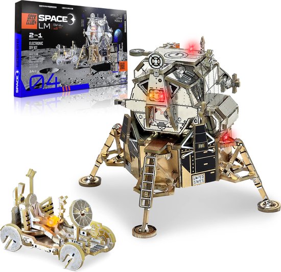 Geekclub - Nasa Collection - Apollo 11 & Moon Rover - excl. tools ...