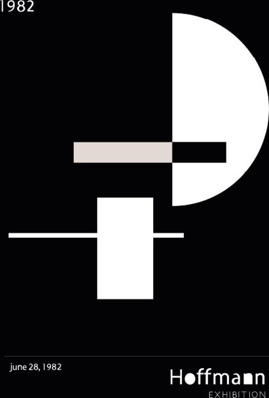 Hoffman 1982 B&W Kunstdruk 40x50cm | Poster | bol