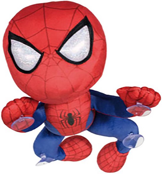 Spider-Man Klimmend Met Zuignappen Knuffel 30Cm | bol