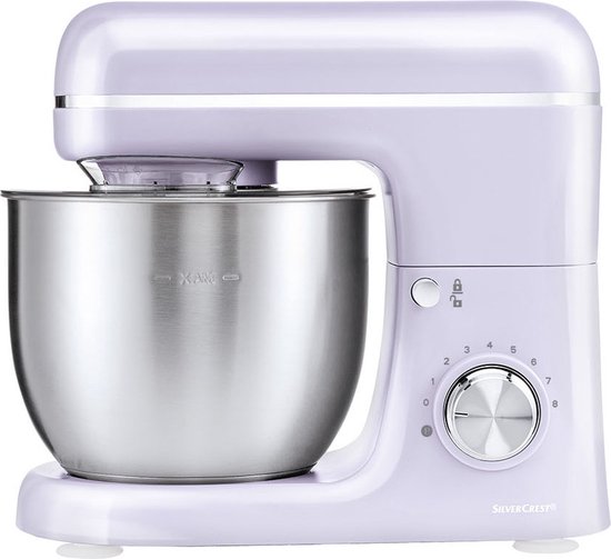 SILVERCREST® KITCHEN TOOLS Keukenmachine pastel Lila - 600W - 5L - Met ...