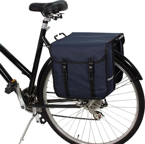 Classic - Dubbele Fietstassen Voor Achterfietsdragers (Middernacht ...