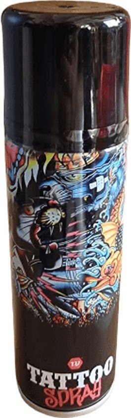 Tattoo spray zwart 70ml | bol