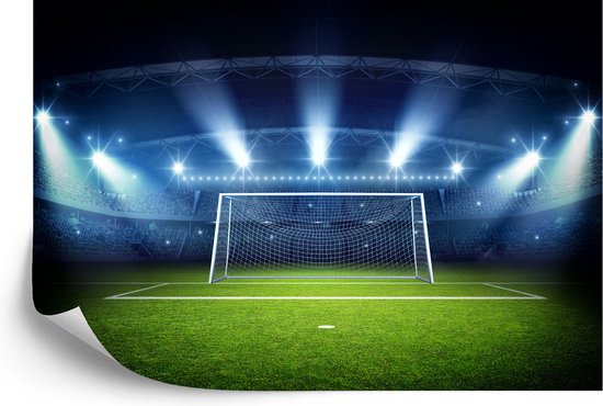 Fotobehang Doelpunt In Het Stadion | bol