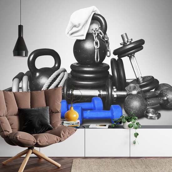 Fotobehang Sportuitrusting Voor Bodybuilding | bol