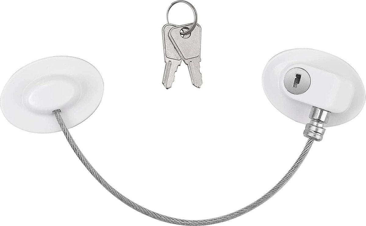 Kindveilige Koelkast en Kast Slot met Sleutel - Zelfklevende Raam ...