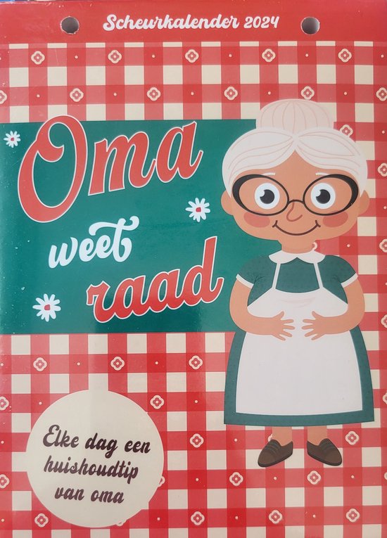Scheurkalender Oma weet raad 2024 - kalender elke dag een huishoudtip | bol.com