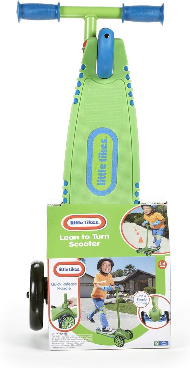 Little tikes - kinder step - groen - stevig - 3 wielen. | bol