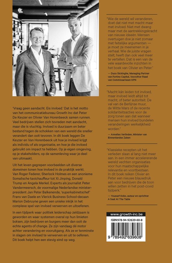 Macht is zilver, invloed is goud, Peter de Keyzer | 9789492639608 ...