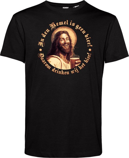 T-shirt Jezus In den hemel is geen Bier | Oktoberfest dames heren ...