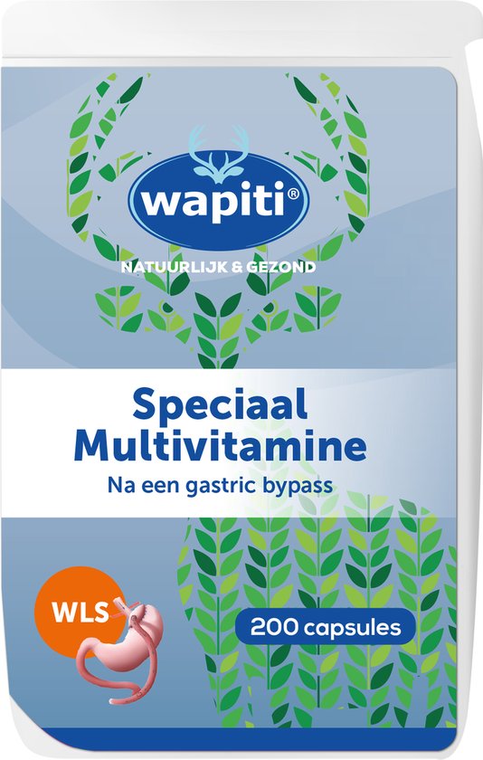 Wapiti Speciaal Multivitamine Na een Gastric Bypass 200 capsules | bol