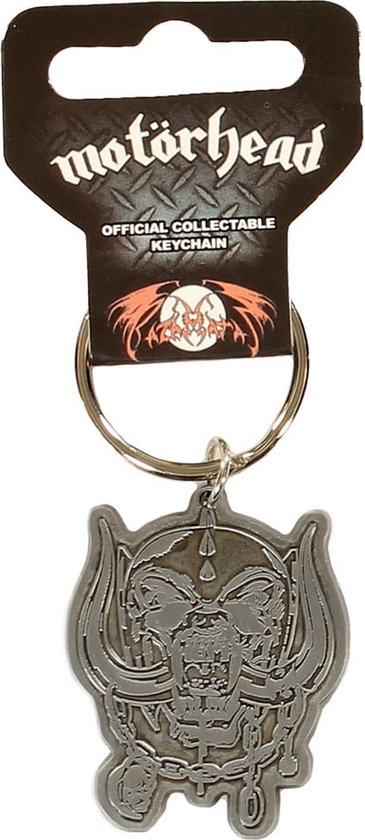 Motorhead War Pig Metalen Die Cast Relief Logo Sleutelhanger Zilver ...