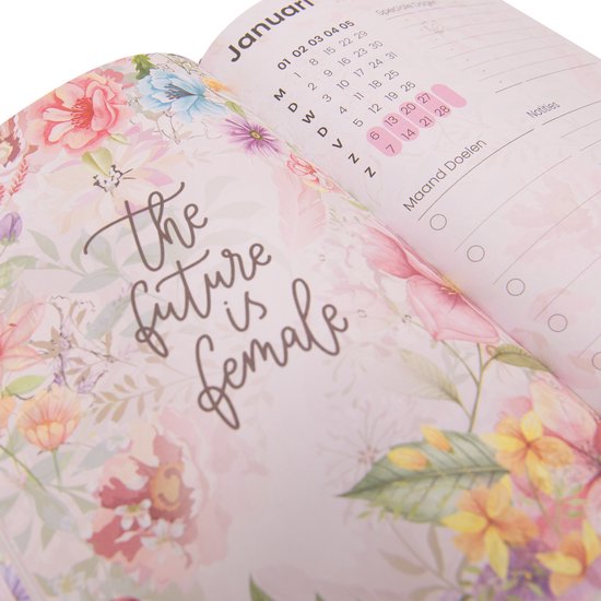 Endless Mae Life Planner 2024 - agenda - met handig leeslint - 15mnd | bol