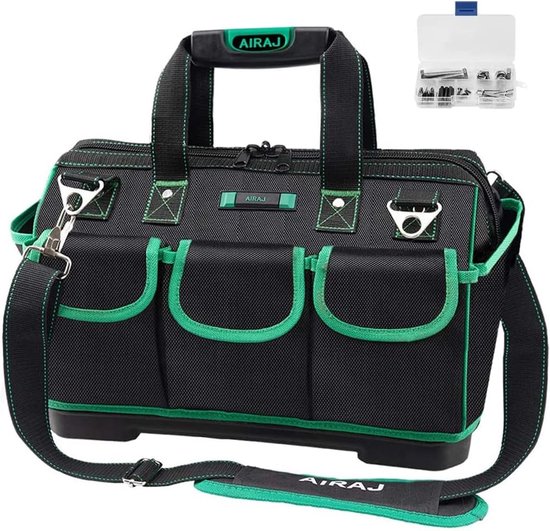 Waterdichte gereedschapstas, 47 x 27 x 31 cm, gereedschapstas met brede ...