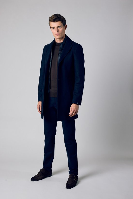 Jac Hensen Winterjas - Modern Fit - Blauw - 52 | bol.com