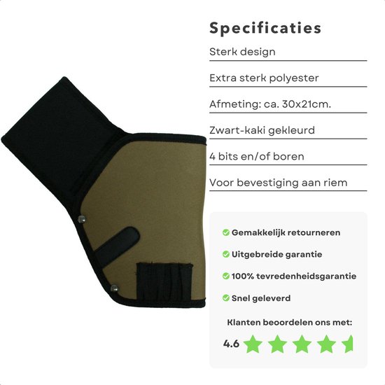 Boormachine Houder - Extra Sterk Polyester - Houder voor Boormachine ...