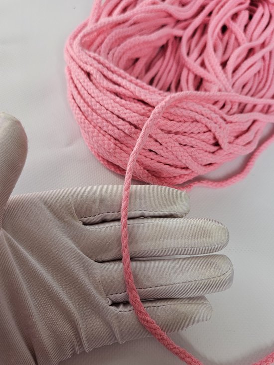 Touw Roze - 5 Meter - Dikke Koord - Bind draad - | bol.com